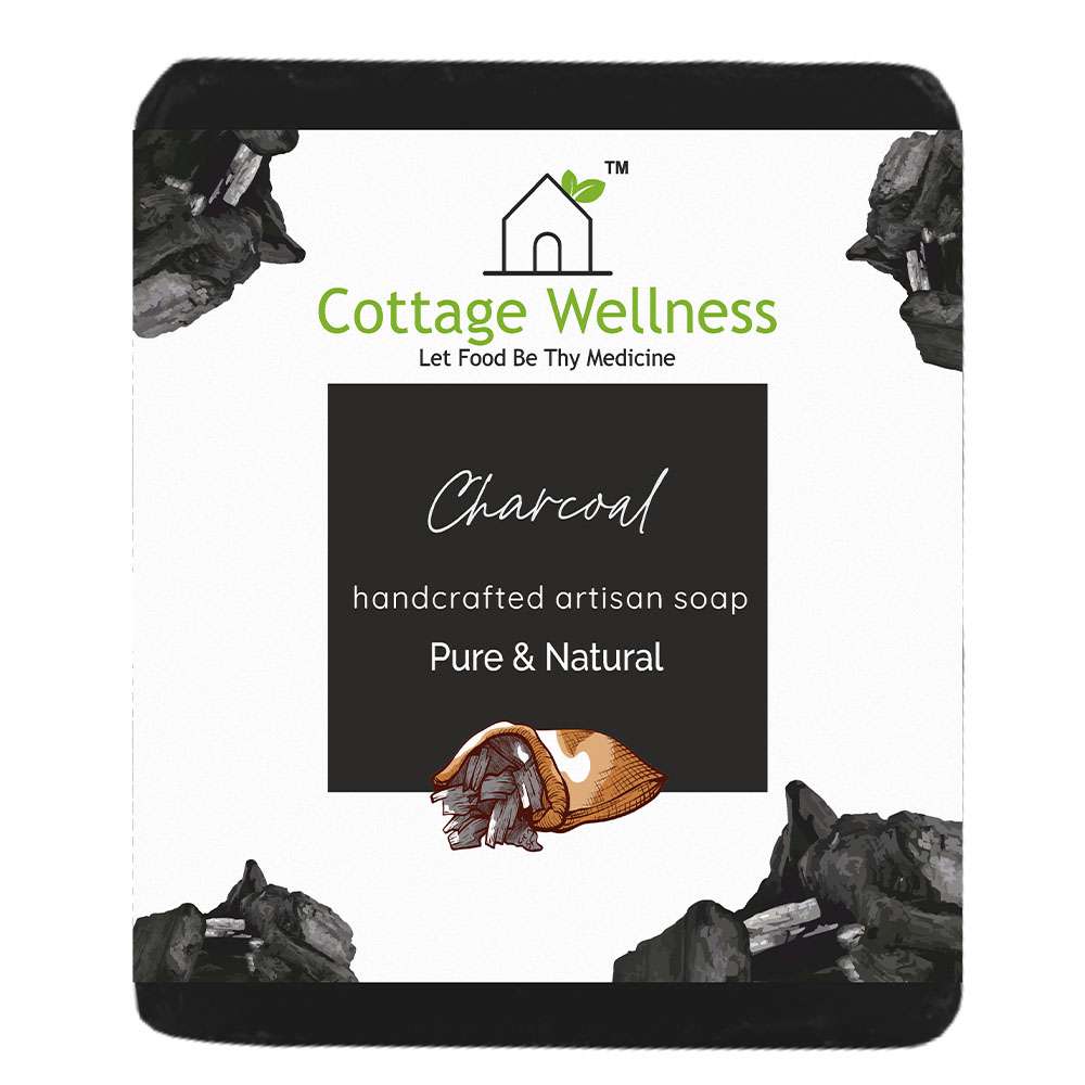Activated Charcoal Soap – 120 g - Cottage Wellness